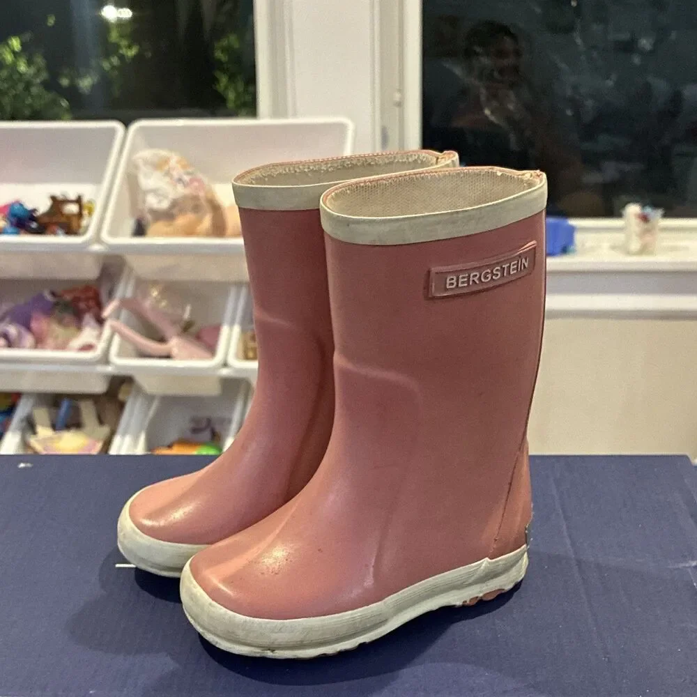 Bergstein | Shoes | Bergstein Rain Boot Unisex Kids Midcalf Pull On ...